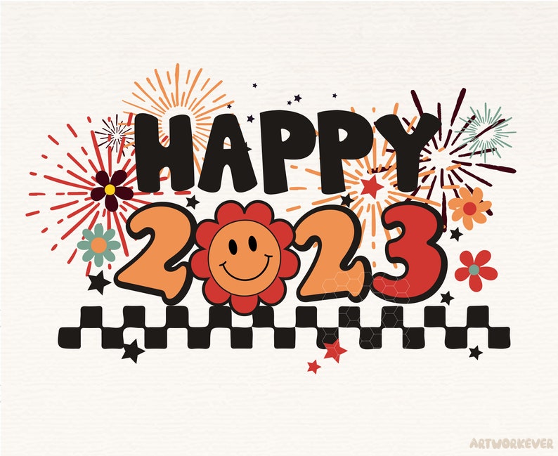 Happy New Year Png New Year Png Nye Png Happy New Year - Etsy