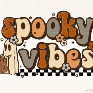 Spooky Vibes Png Retro Halloween Png Stay Spooky Png Spooky - Etsy