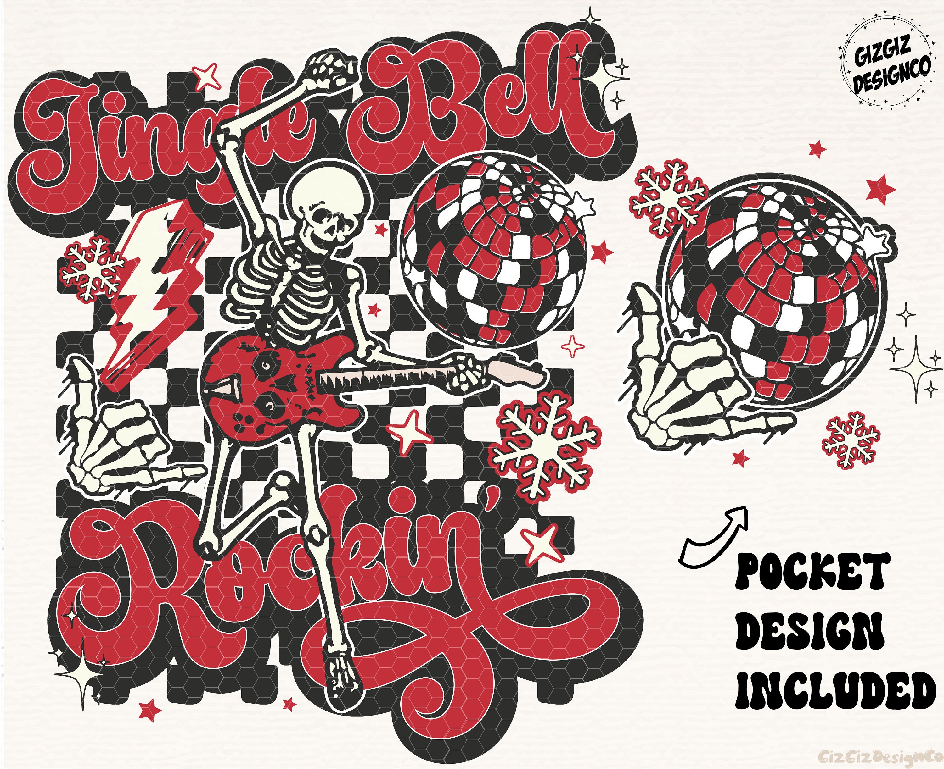 Jingle Bell Rockin' PNG, Christmas Png, Pink Santa Png, Pink Christmas ...