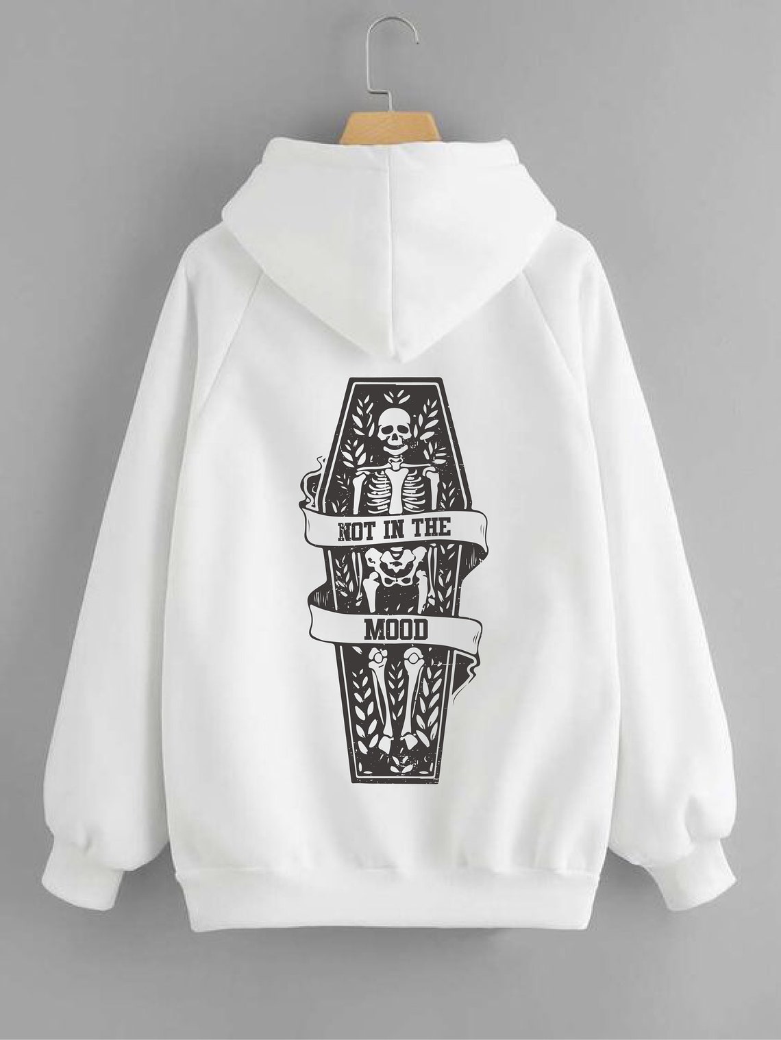 Not in the Mood Funny Skeleton Png Retro Coffin Skeleton - Etsy