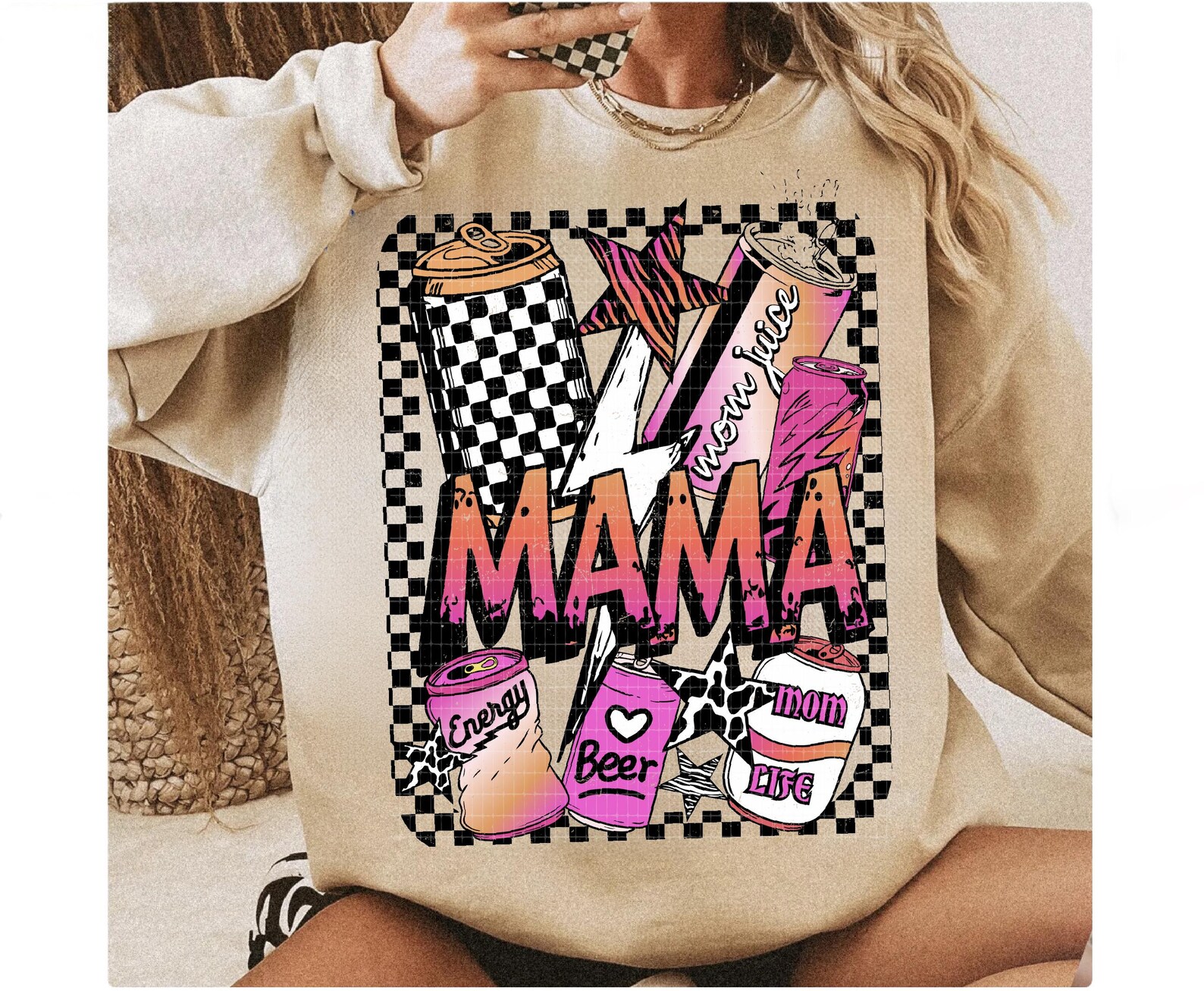 Mom Juice Png Retro Pink Mama Png Trendy Mama Png Rocker Mama Shirt Png ...