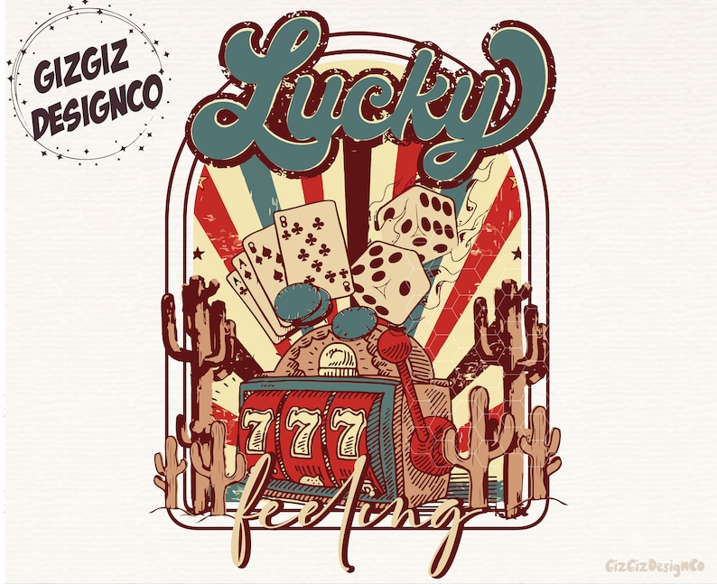 Western Feeling Lucky Png Retro Western Png Western - Etsy
