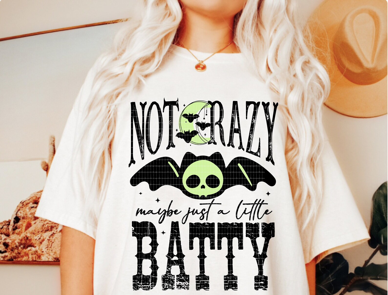 Not Crazy Maybe Just a Little Batty Png Sublimation Design Digital ...