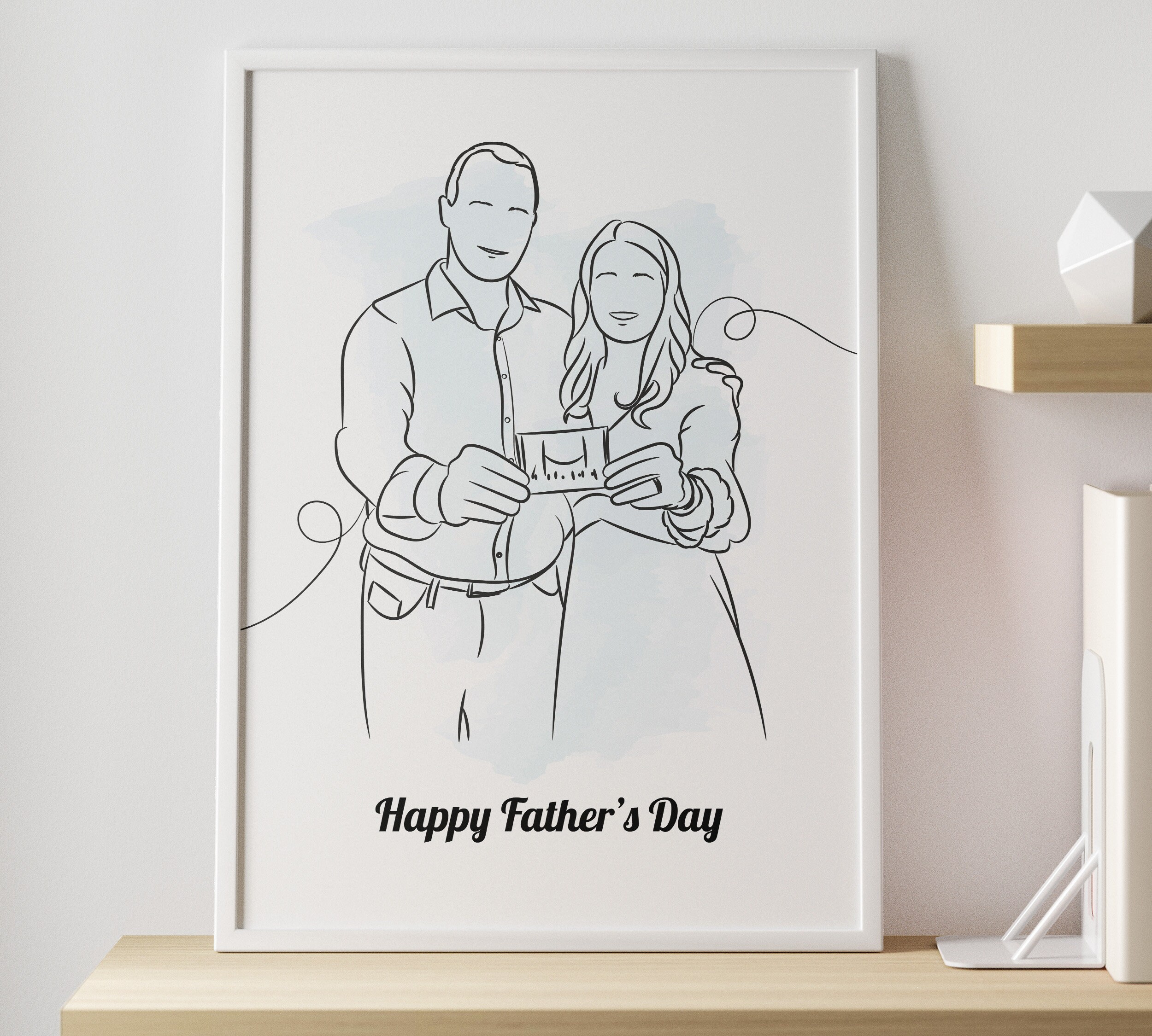 Custom Line Drawing Portrait Line Art Portrait Custom - Etsy