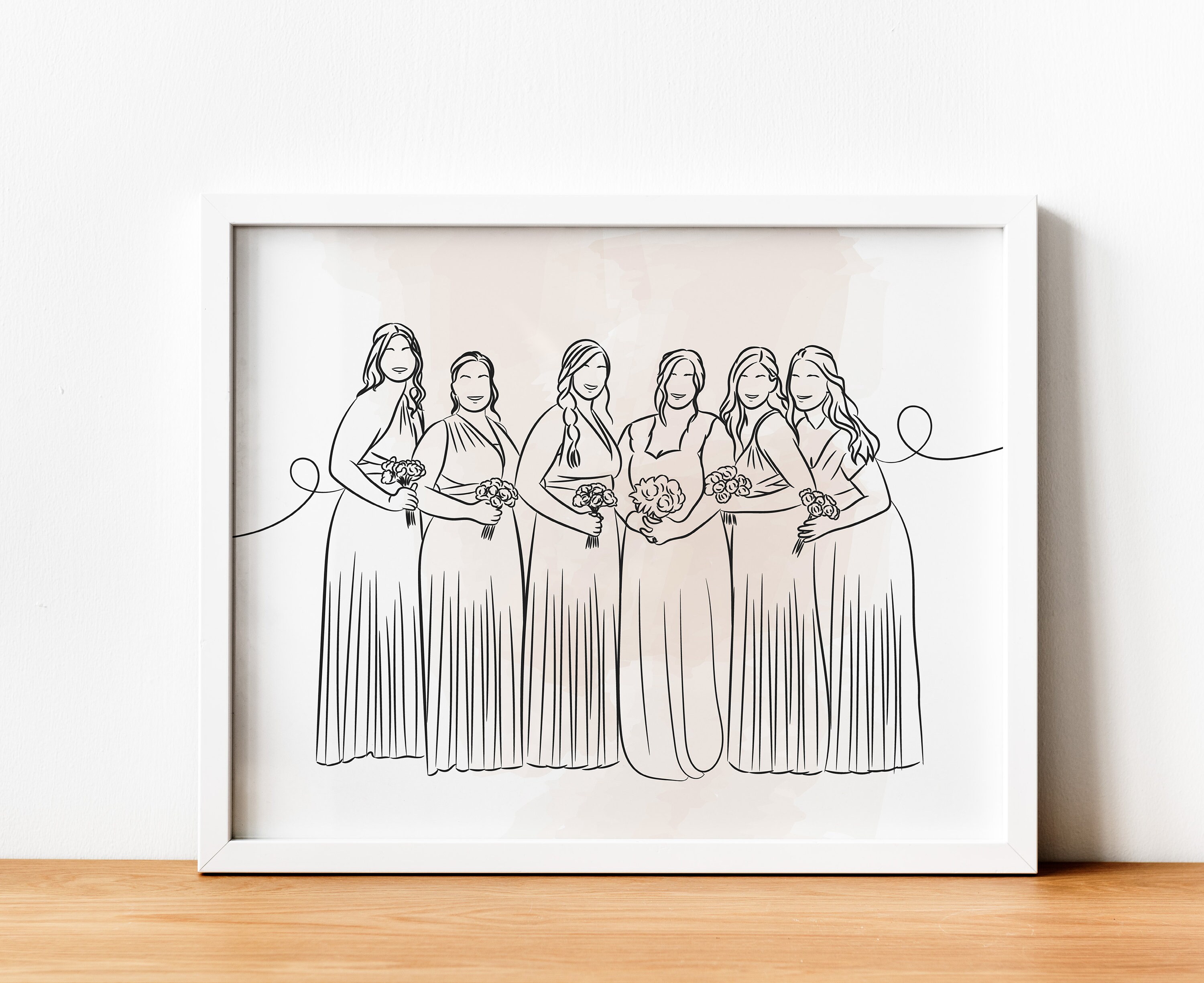 Custom Line Drawing Portrait Line Art Portrait Custom - Etsy Canada