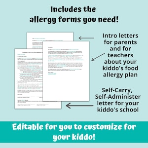 Food Allergy Parent Power Pack - Etsy