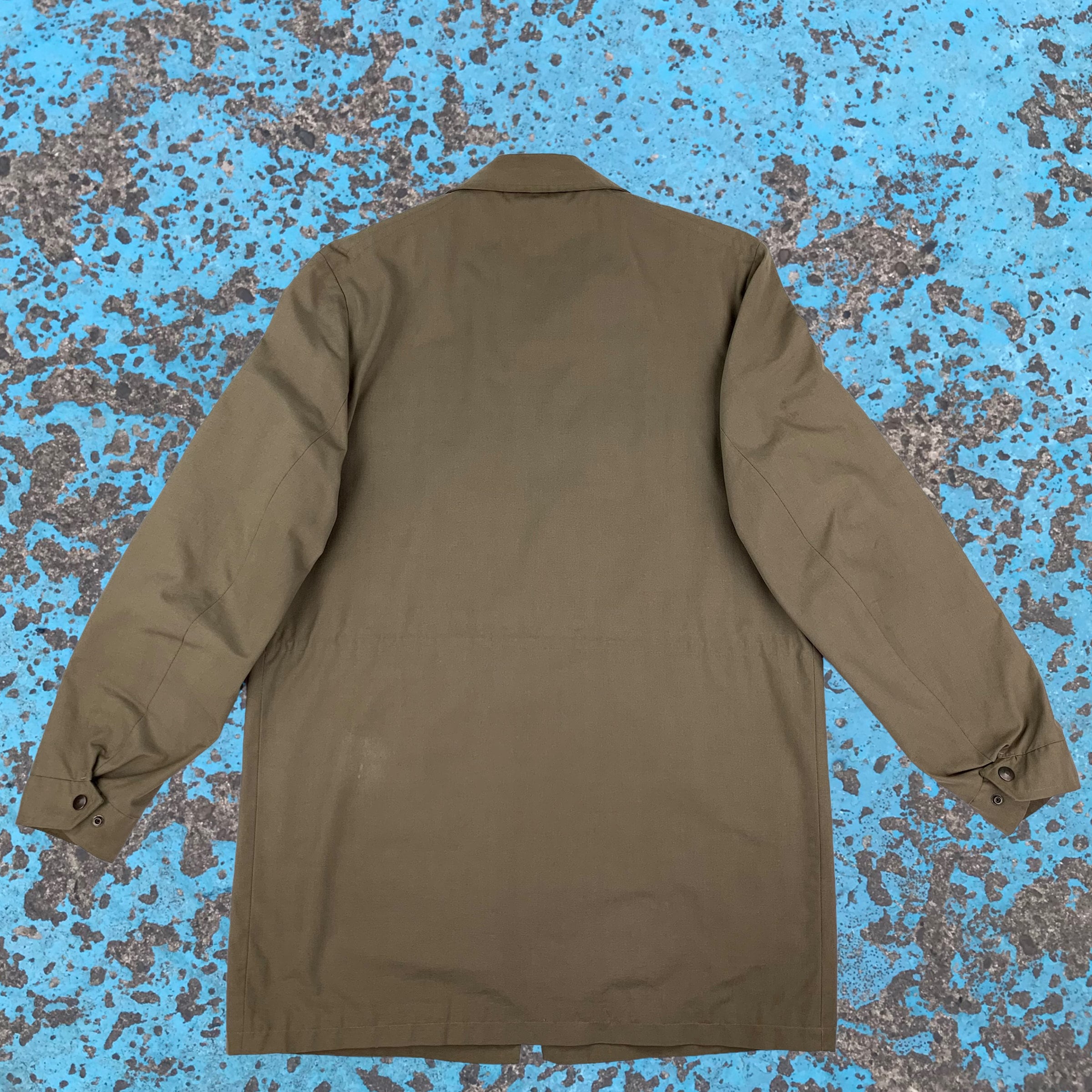 Robert Hirst Vintage Military Mac Full Zip Coat Jacket Made in Britain ...