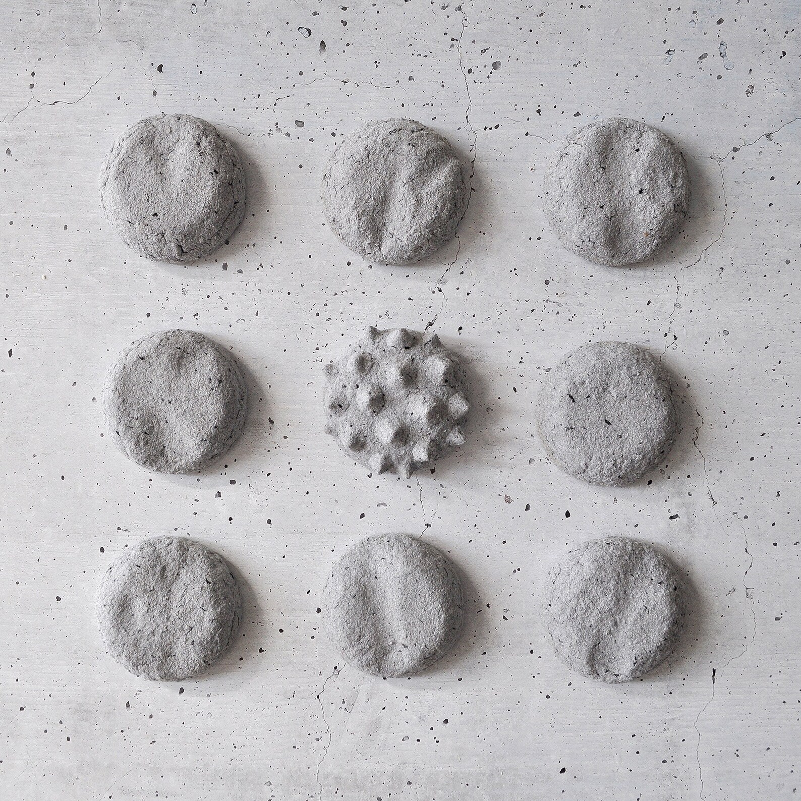 9 Set Paper Mache Wall Art,textured Wall Art,modern Wall Decor ...