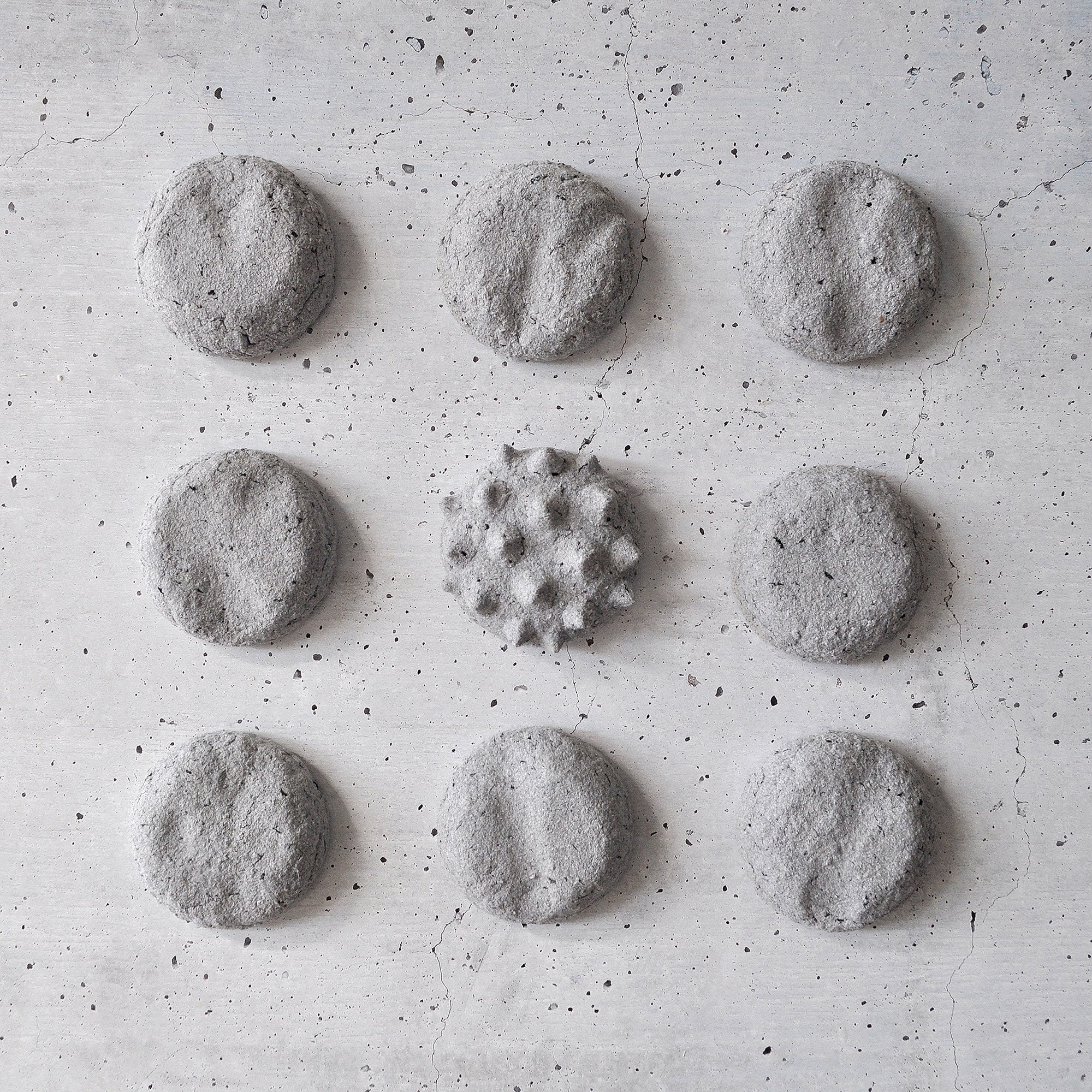 9 Set Paper Mache Wall Art,textured Wall Art,modern Wall Decor ...