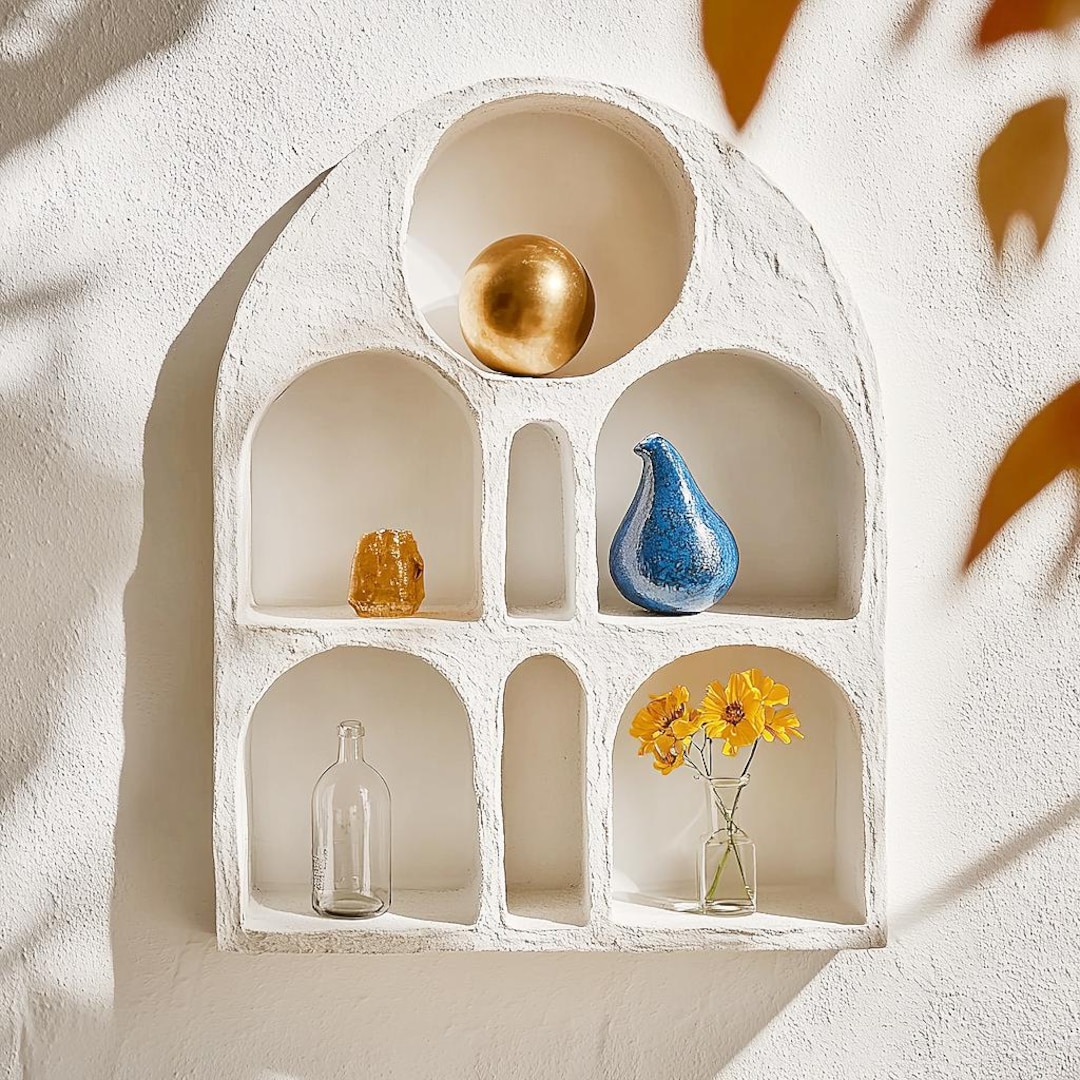 White Handmade Curio Shelf ,oddities Shelf,curiousity Shelf,curio Shelf ...