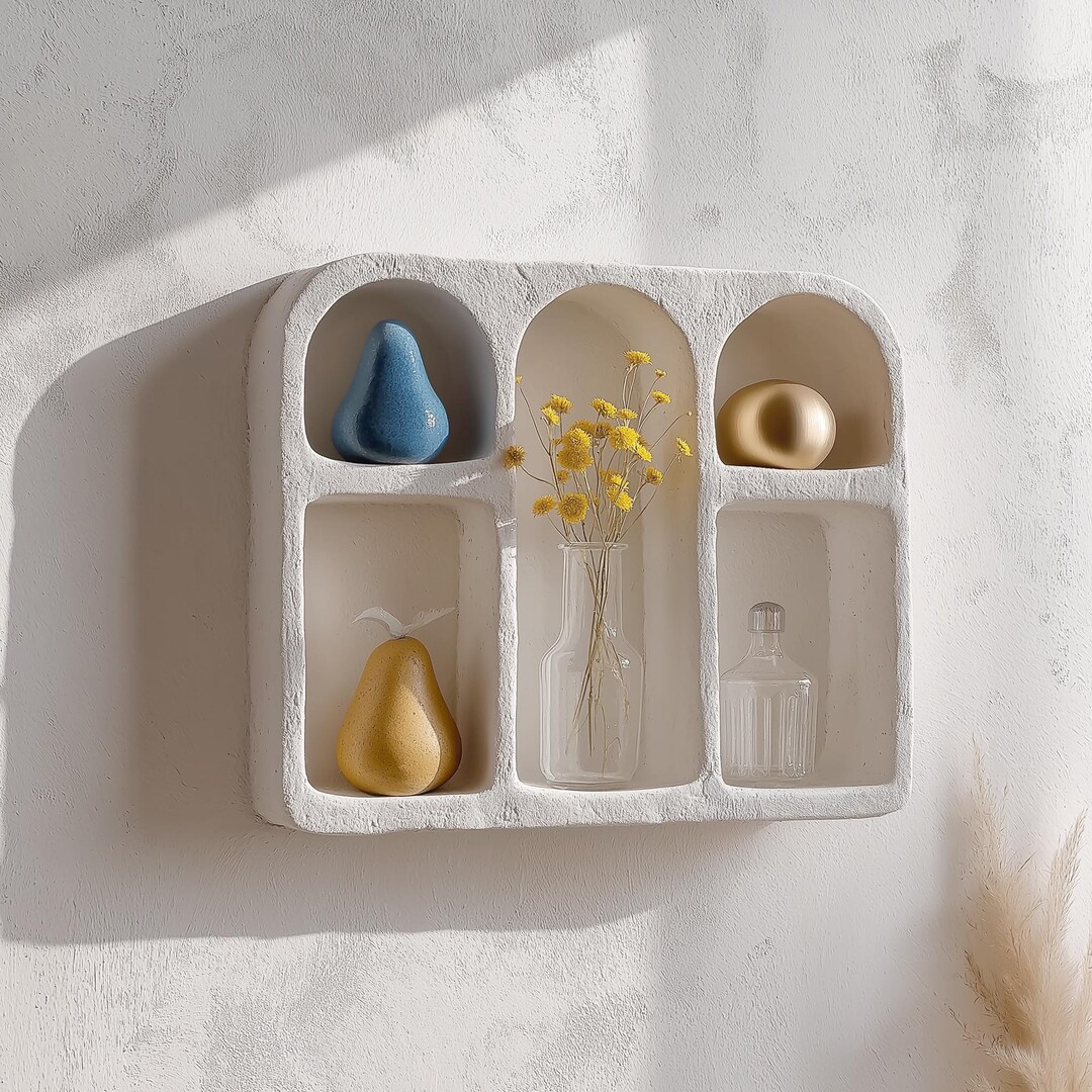 White Handmade Curio Shelf ,oddities Shelf,curiousity Shelf,curio Shelf ...