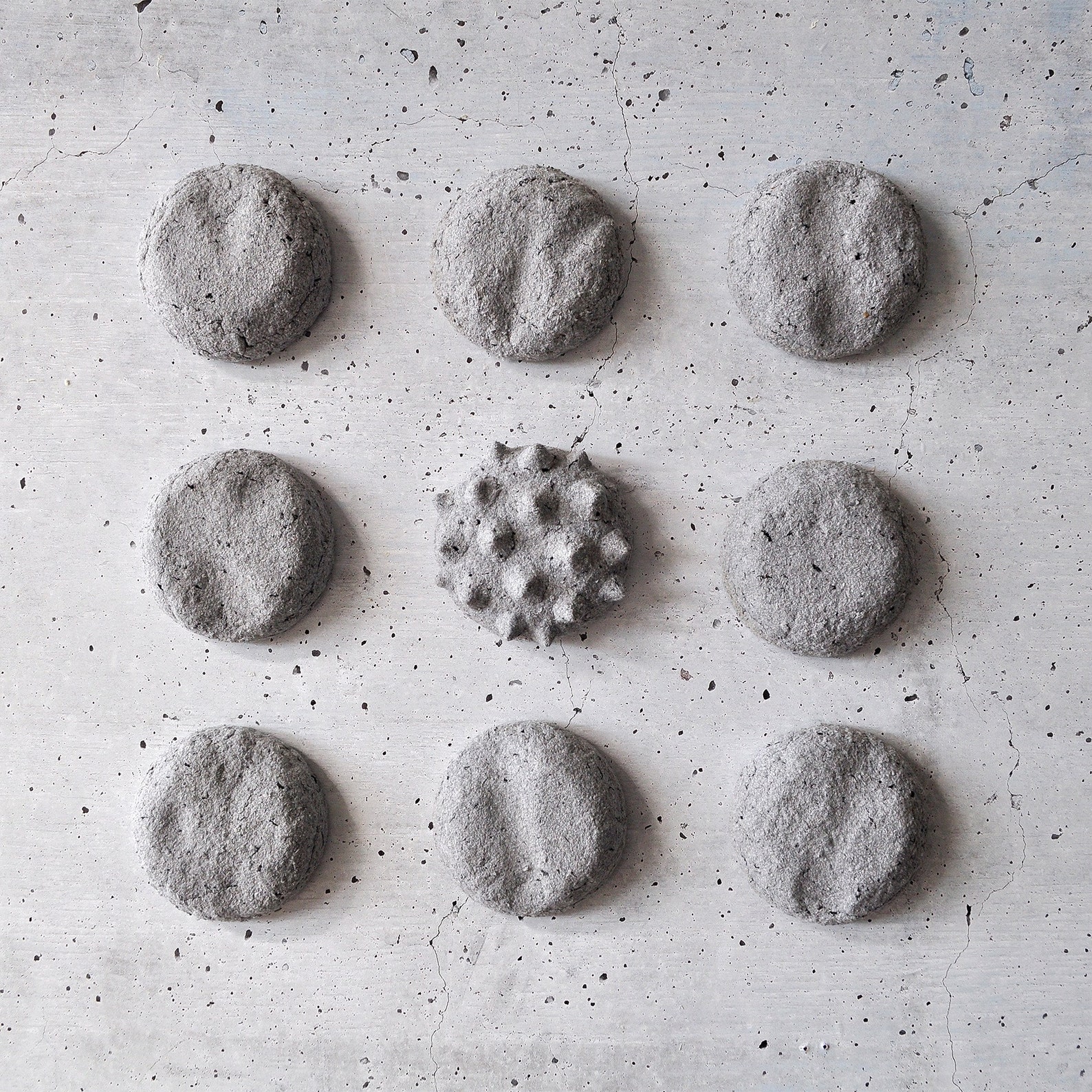 9 Set Paper Mache Wall Art,textured Wall Art,modern Wall Decor ...