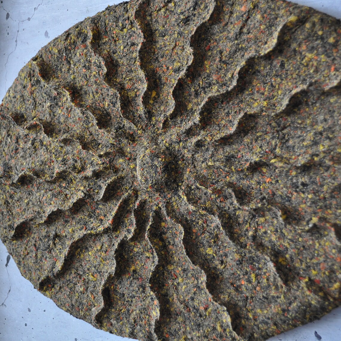 12 Set Paper Mache Wall Art,textured Wall Art,paper Clay Wall Art ...