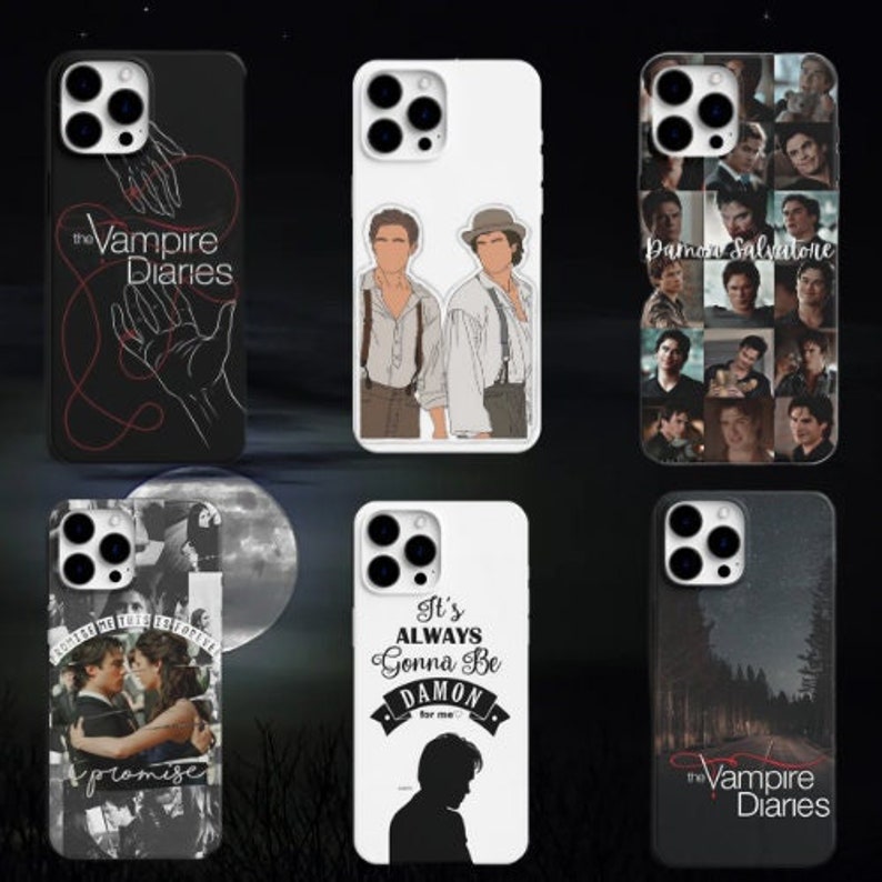 The Vampire Diaries Cover Cases Smartphone iPhone Damon Stefan ...