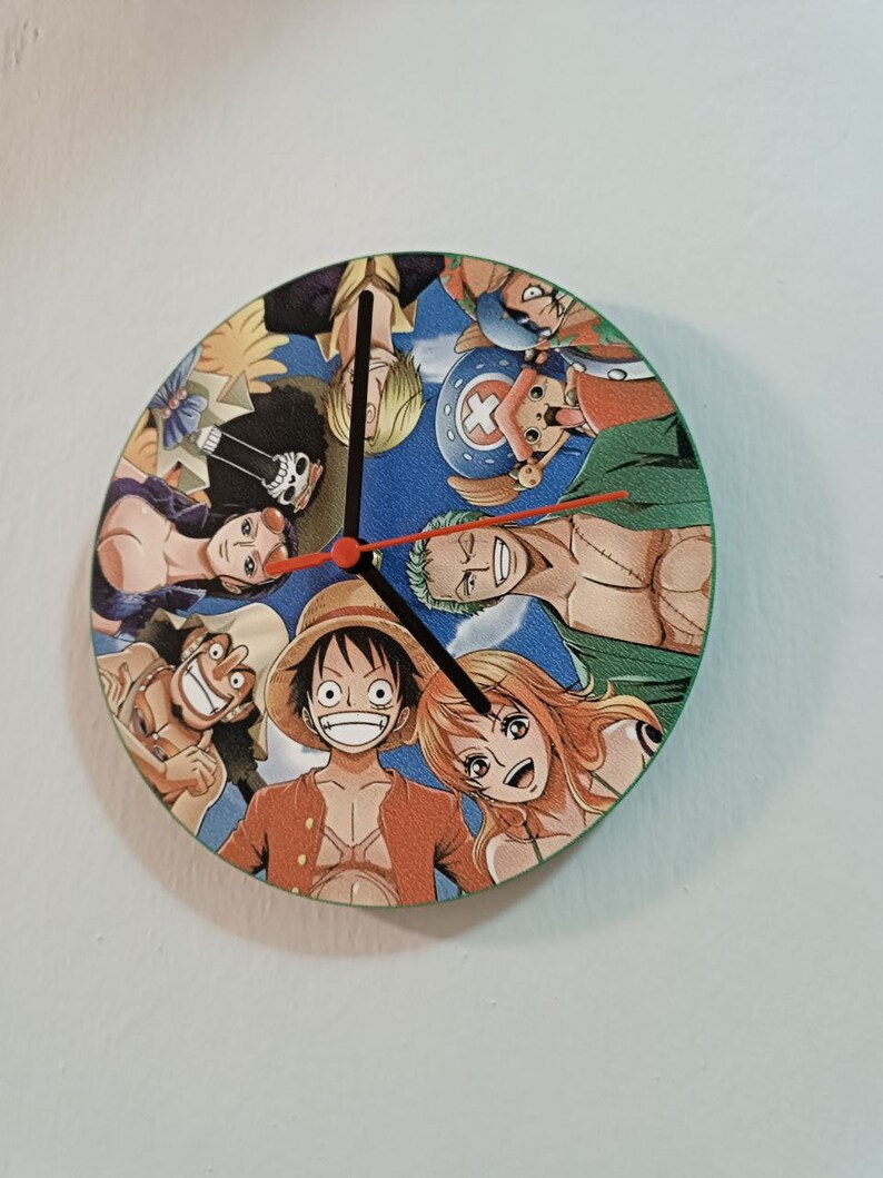 One Piece Wall Clock Anime Decoration Gift for Fan - Etsy