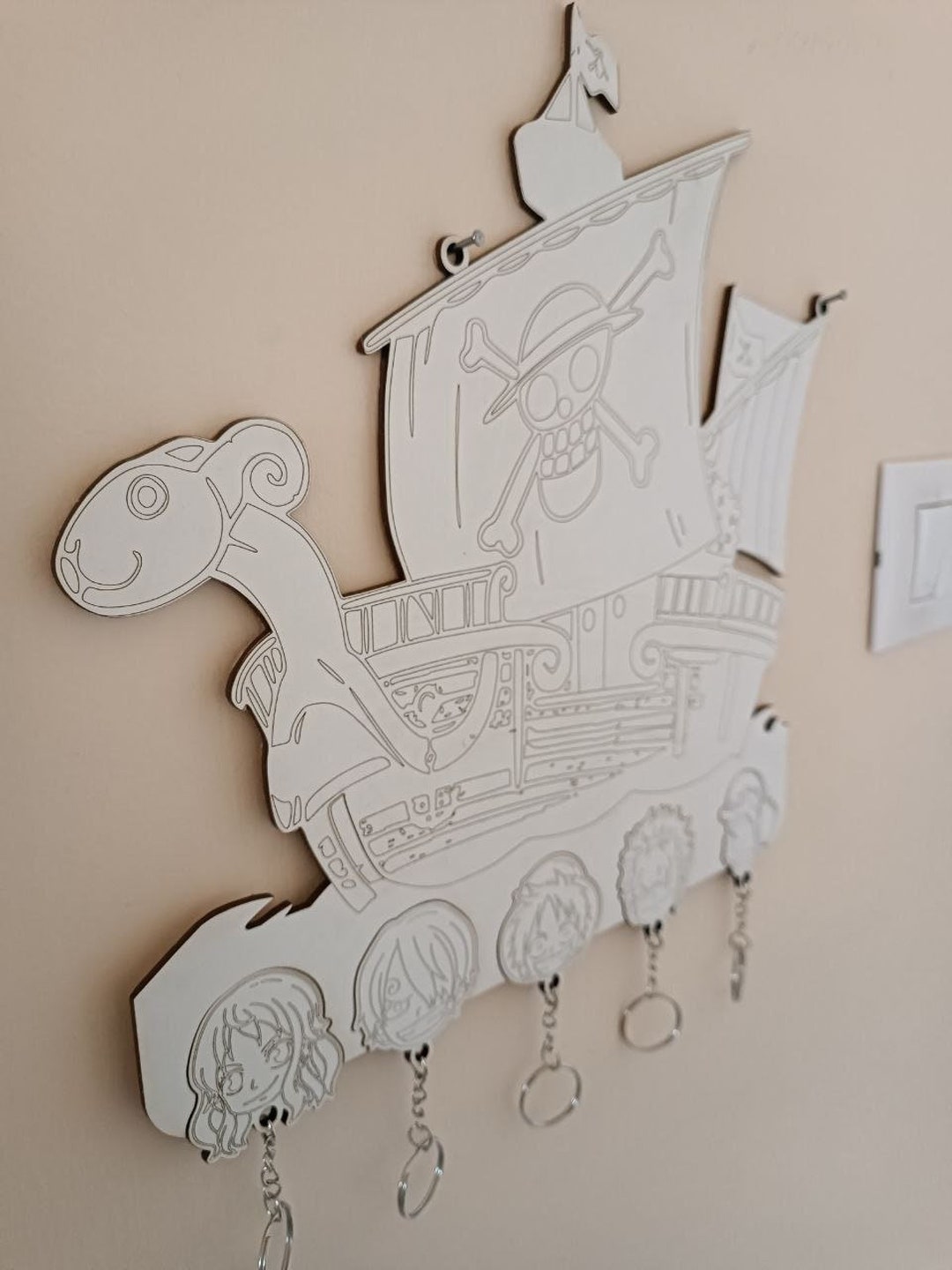 One Piece Key Holder – Luffy, Zoro, Nami - Etsy