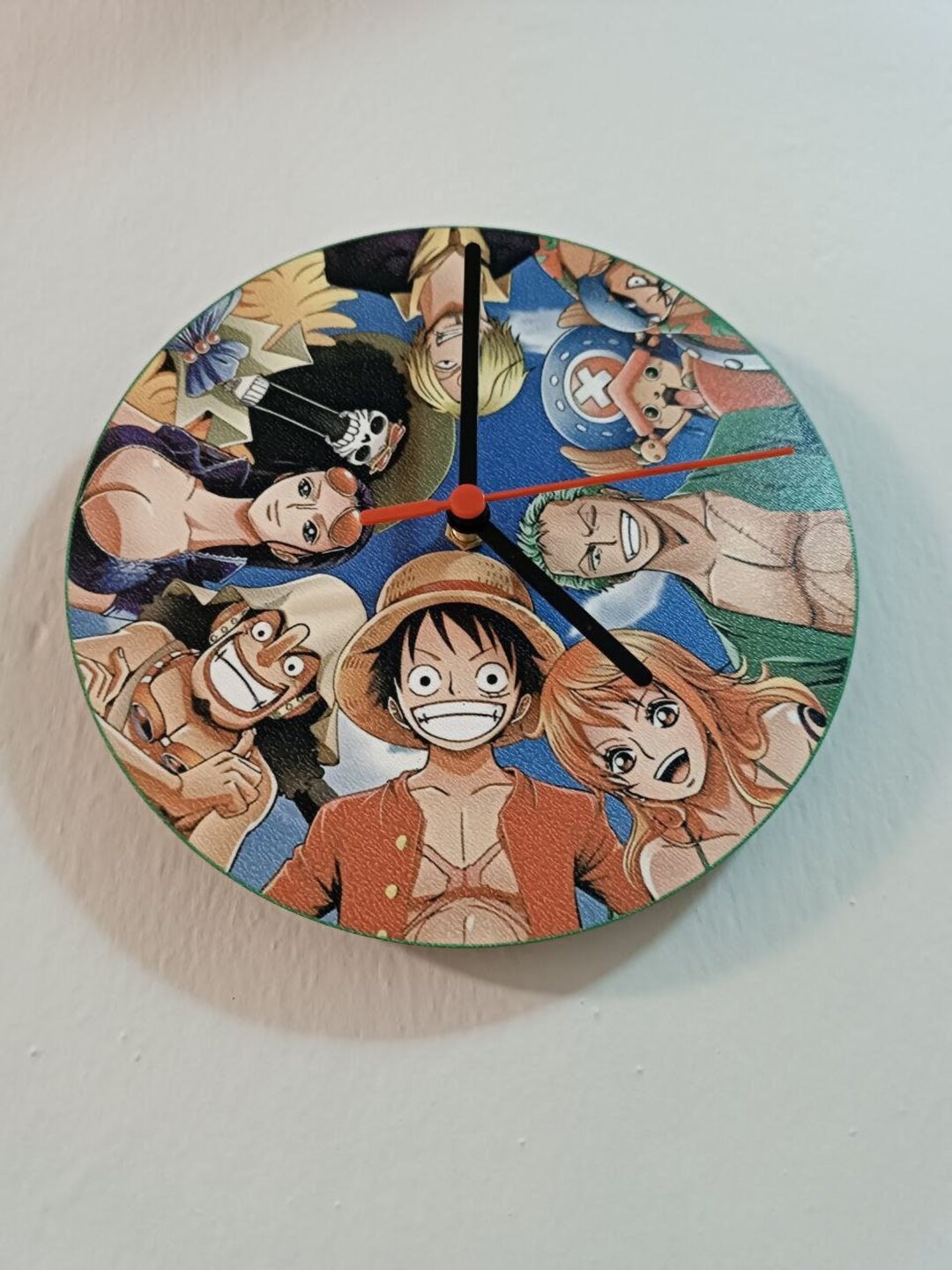 One Piece Wall Clock Anime Decoration Gift for Fan - Etsy