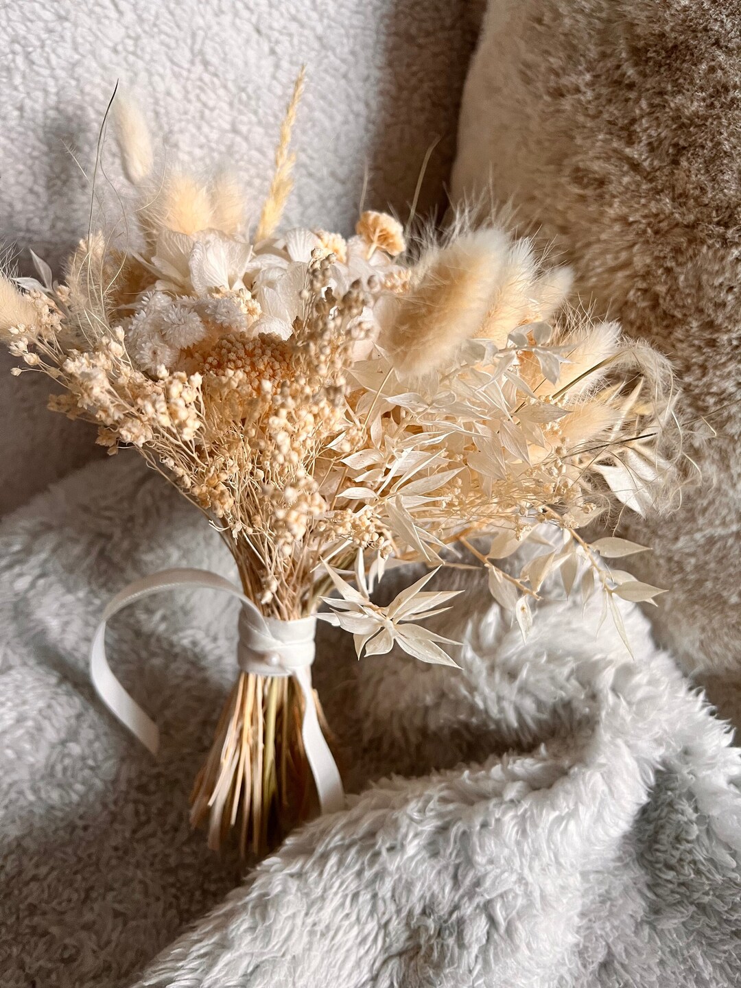 Alma Bridal Bouquet in Dried Flowers, Eco-responsible and Poetic ...