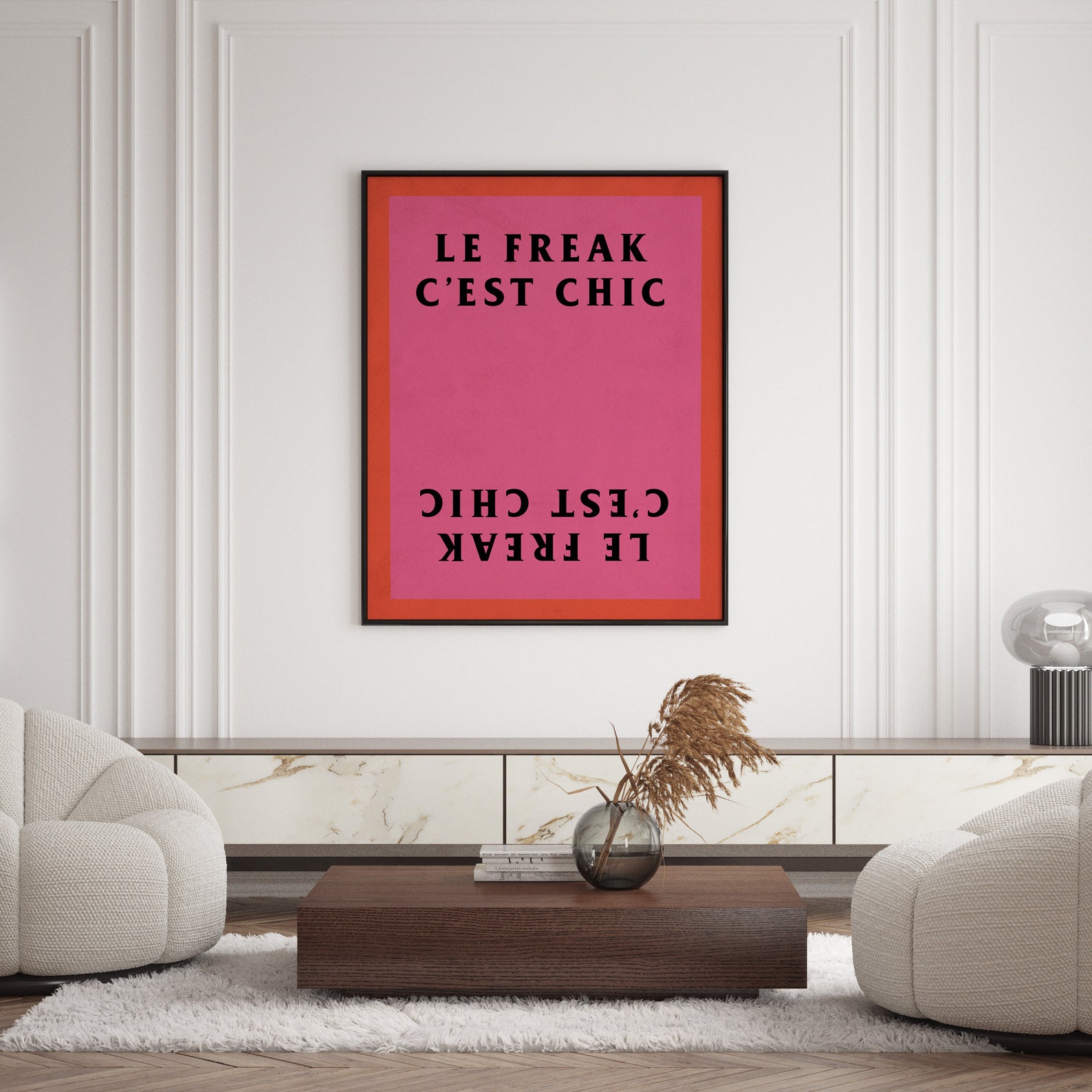 PRINTABLE Le Freak C'est Chic Retro Vintage - Etsy