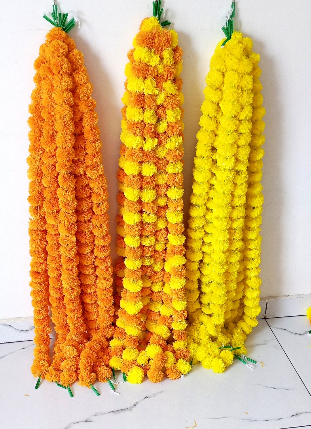 200 Wholesale Artificial Mango Flower Decor Garlands Vine Wedding ...