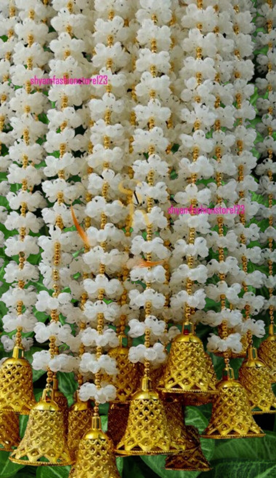 Jasmine Garland, Haldi Decor, Party Decor Mogra Strings, Muslim Wedding ...