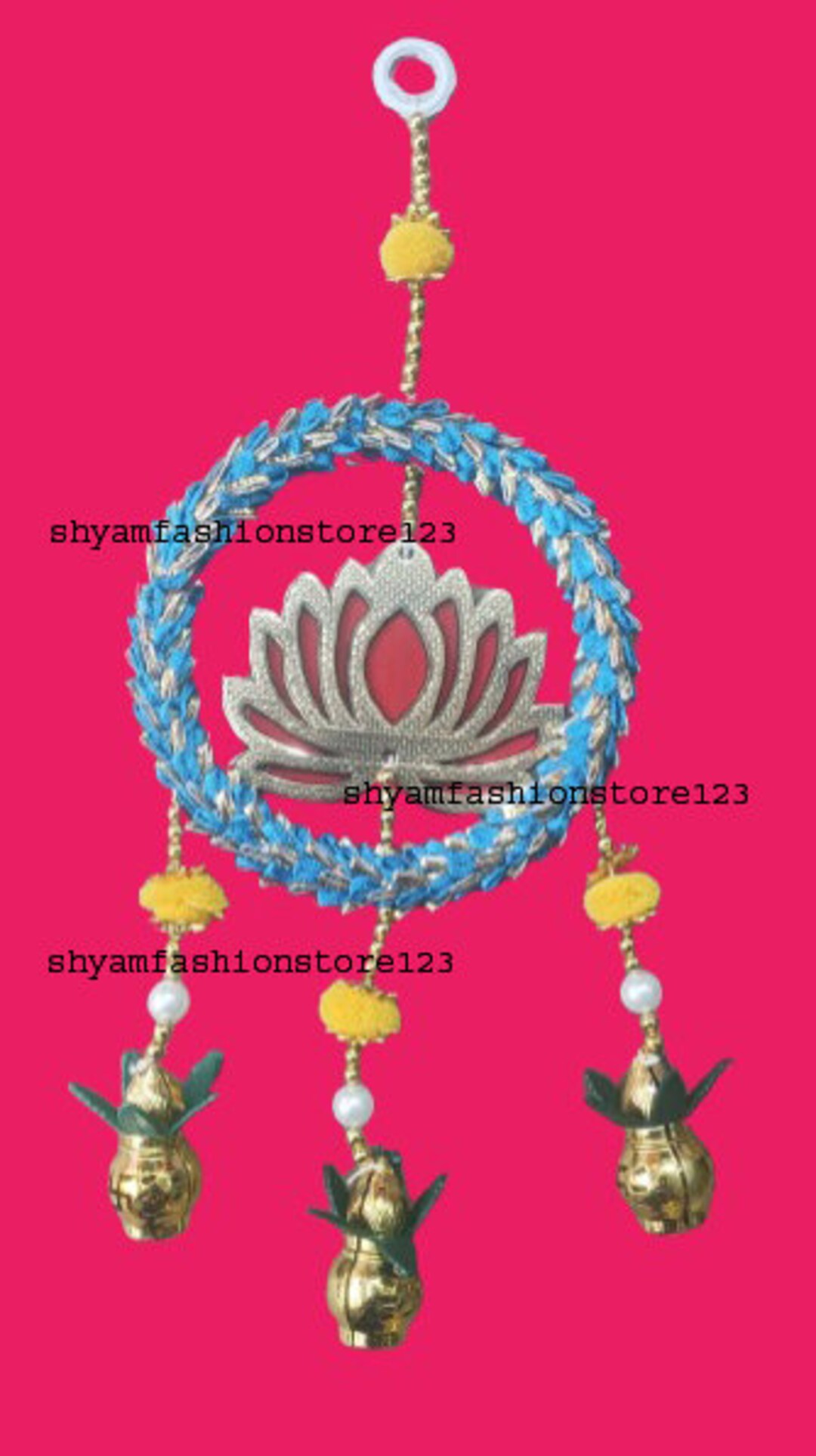 Beautiful Trending Lotus Hangings for Puja Decor Temple - Etsy