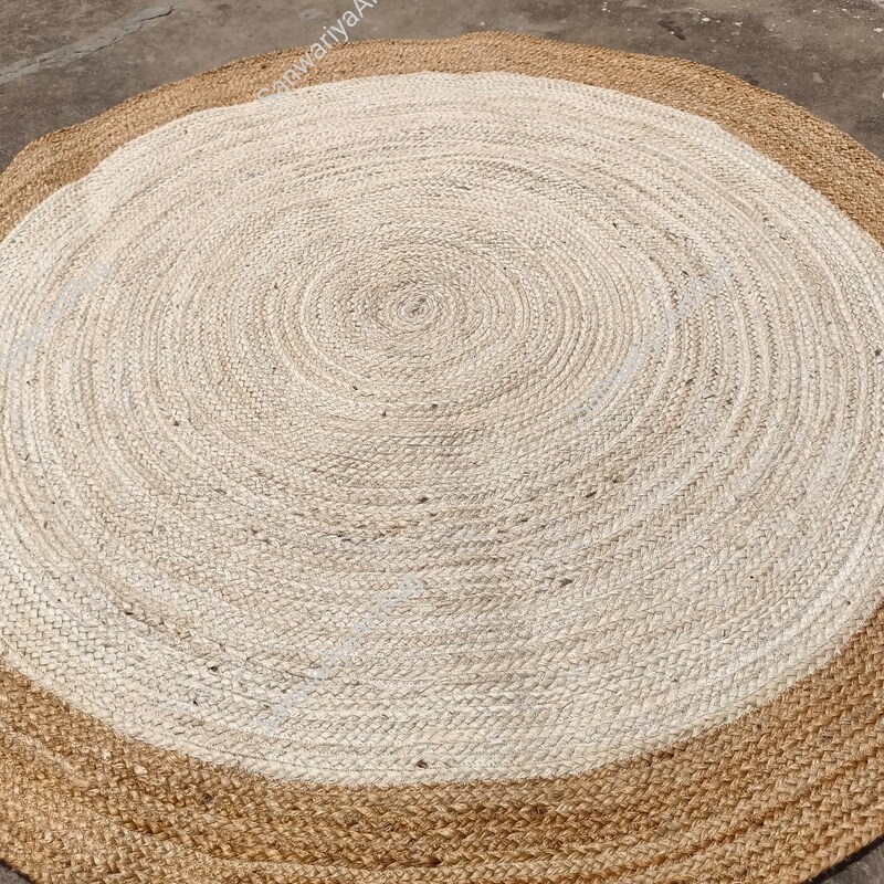 Round Jute Rug - Etsy