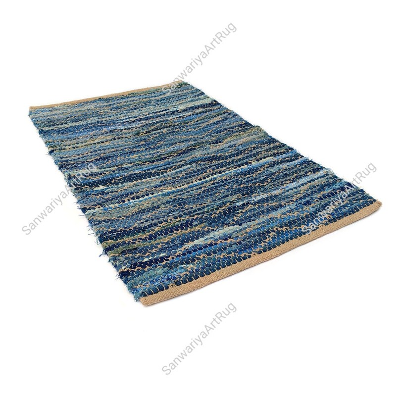 Denim Rug - Etsy