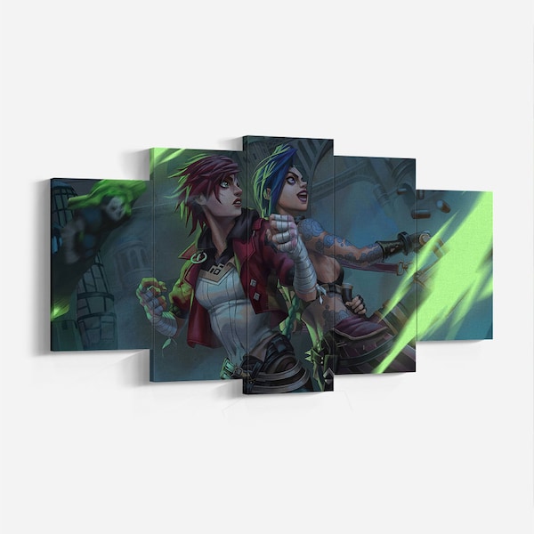 Jinx and Vi Poster - Etsy