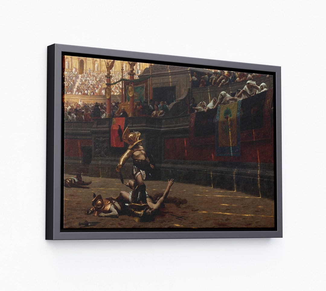 Pollice Verso Jean-léon Gérôme Reproduction Canvas Collesium - Etsy