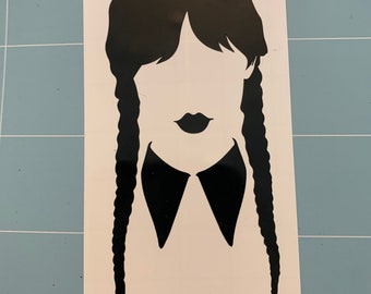 Wednesday Window Decal - Etsy