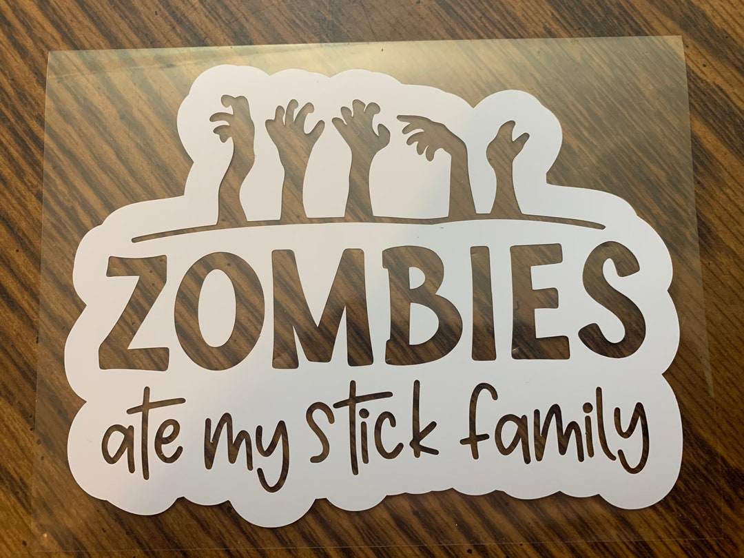 Zombie Stick Family - Etsy