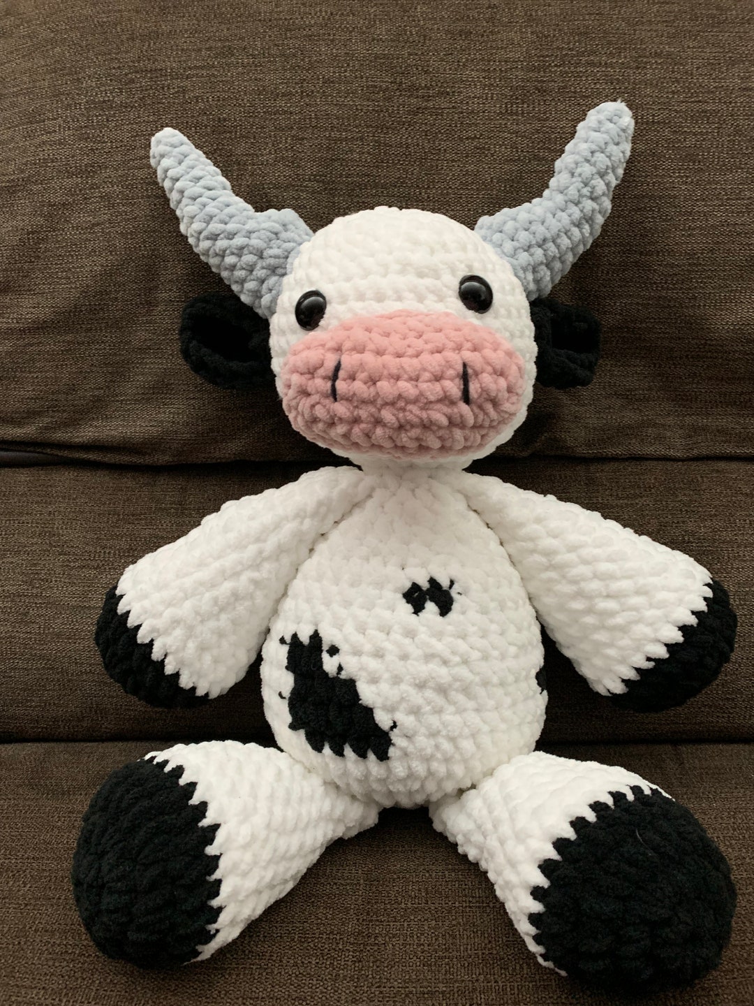 Crochet Longhorn Cow - Etsy