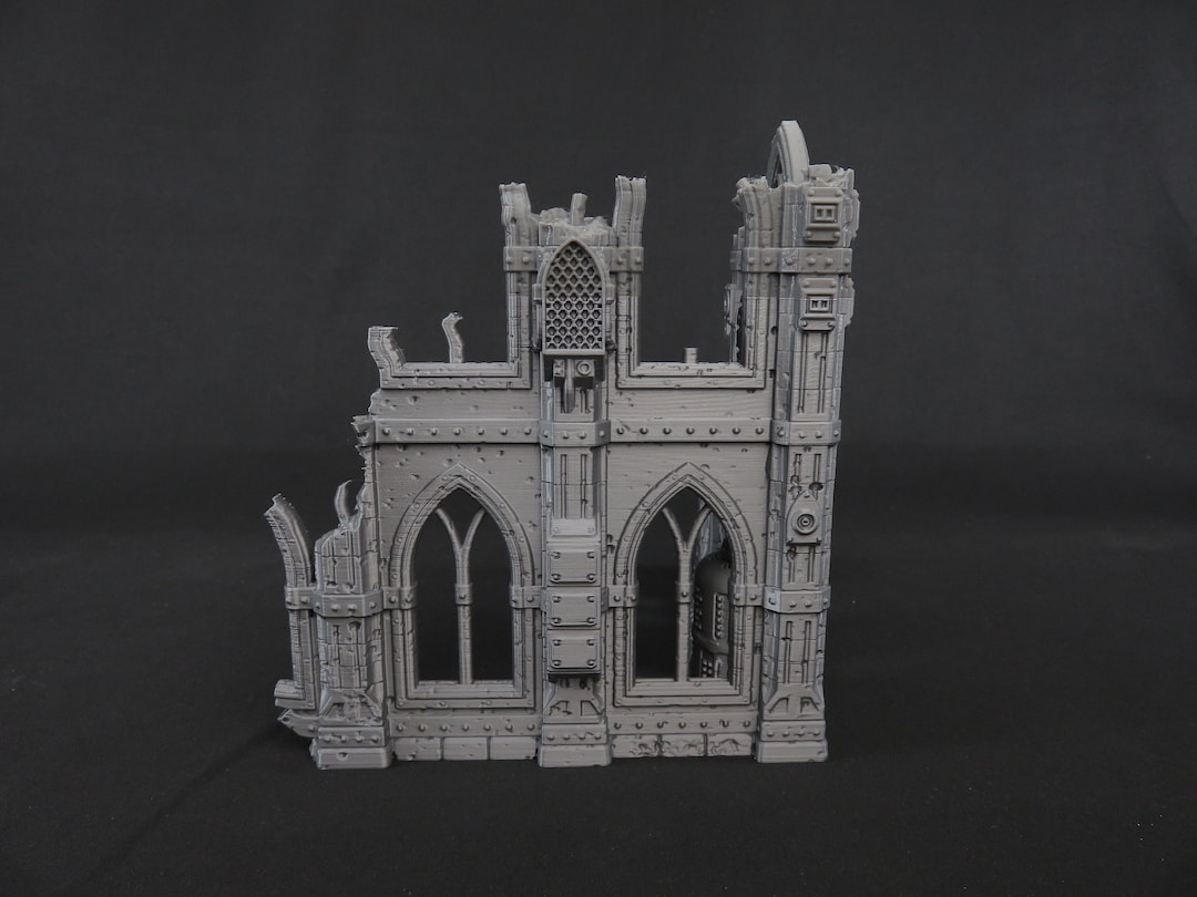 Gothic Ruins No. 2 Scenery for 28mm or 32mm Wargames Printed in PLA - Etsy