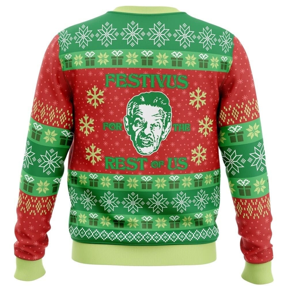 A Festivus for the Rest of Us Seinfeld Ugly Christmas Sweater sold by ...