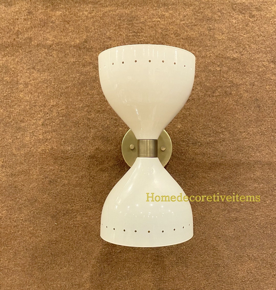 Mid Century Wall Sconce, 2 Holder Bed Side Light, Italian Diablo Wall ...