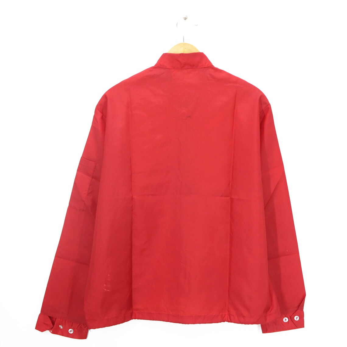 Vintage 60s 70s BUDWEISER Swingster Big Logo Windbreaker Racing Nascar ...