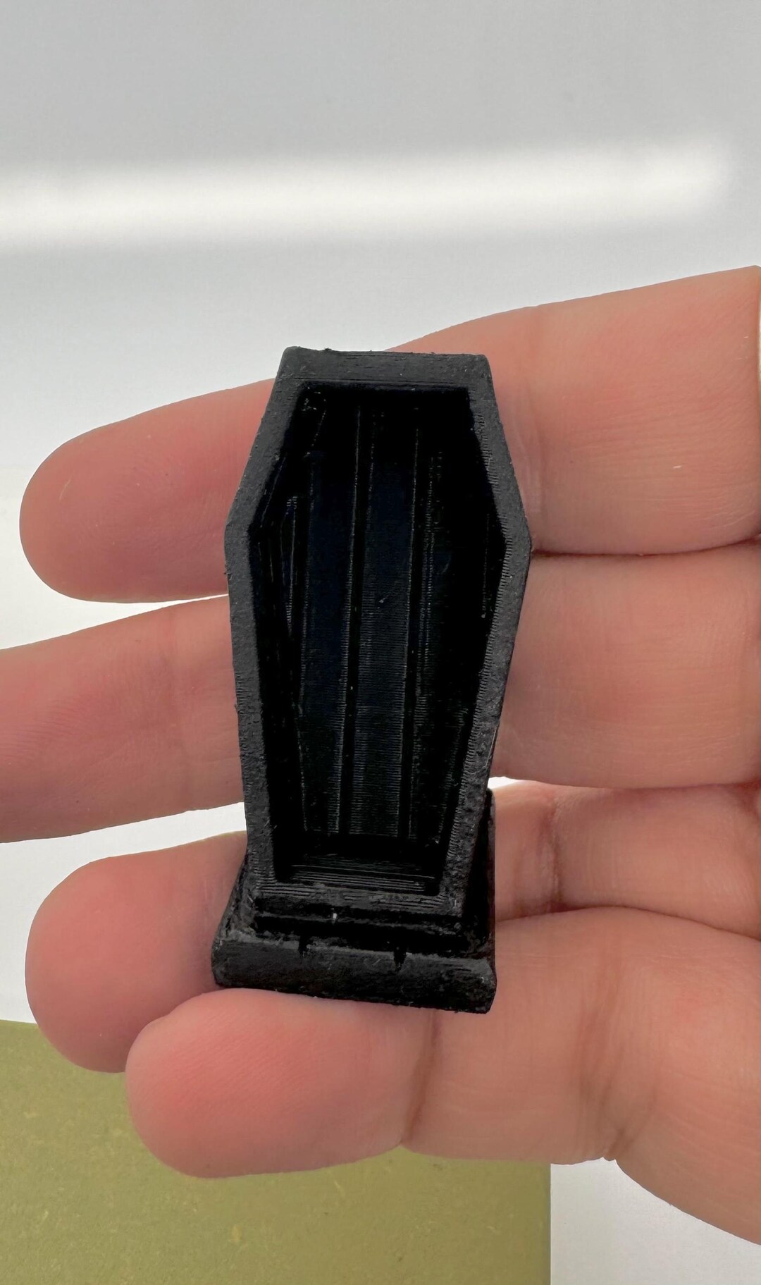 Dollhouse Miniature Coffin Medieval Dollhouse Coffin 3D Print Tiny ...