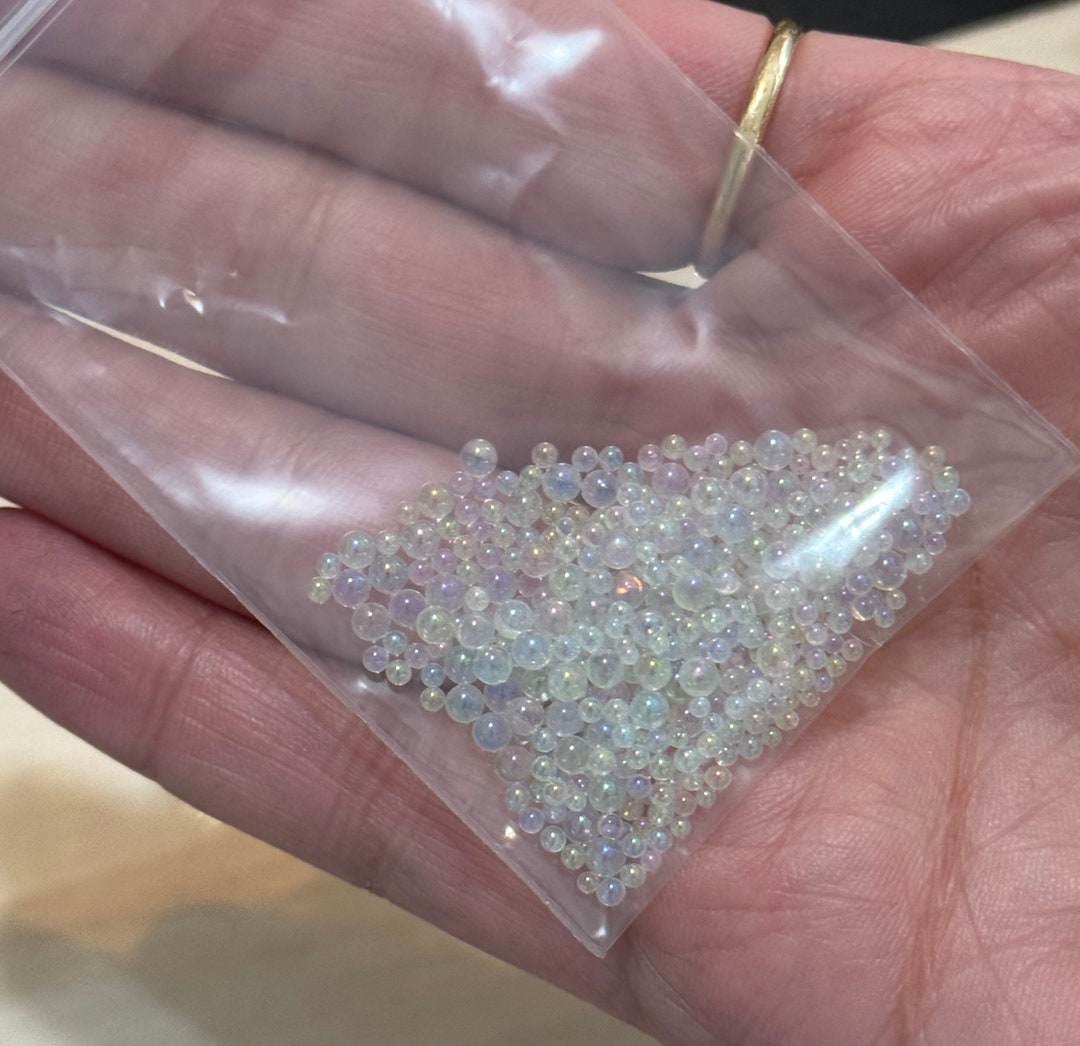 Mini Bubbles Dollhouse Craft Bubbles Tiny Glass Beads Miniature Bubbles ...