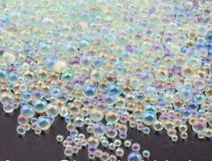 Mini Bubbles Dollhouse Craft Bubbles Tiny Glass Beads Miniature Bubbles ...