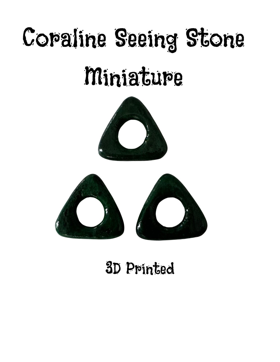 Coraline Seeing Stone Prop Miniature Coraline Stone Tim Burton Inspired ...