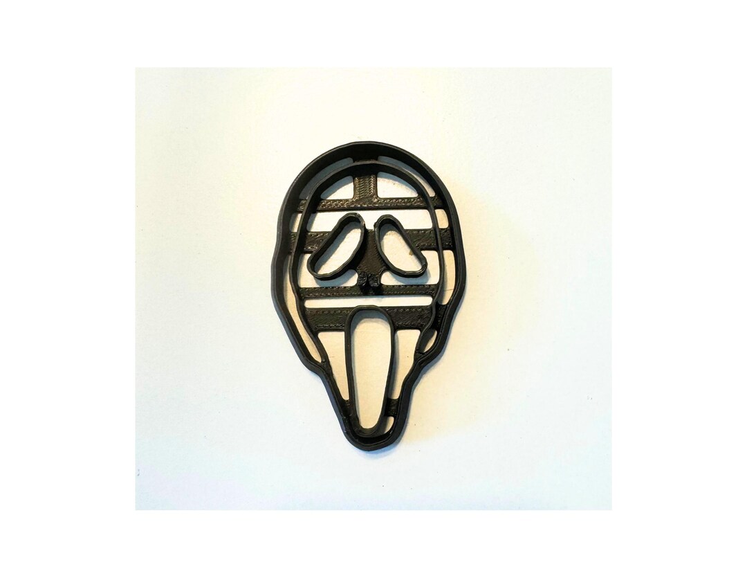 Scream Cookie Cutter Halloween Ghostface Fondant Embosser Cookie Cutter ...