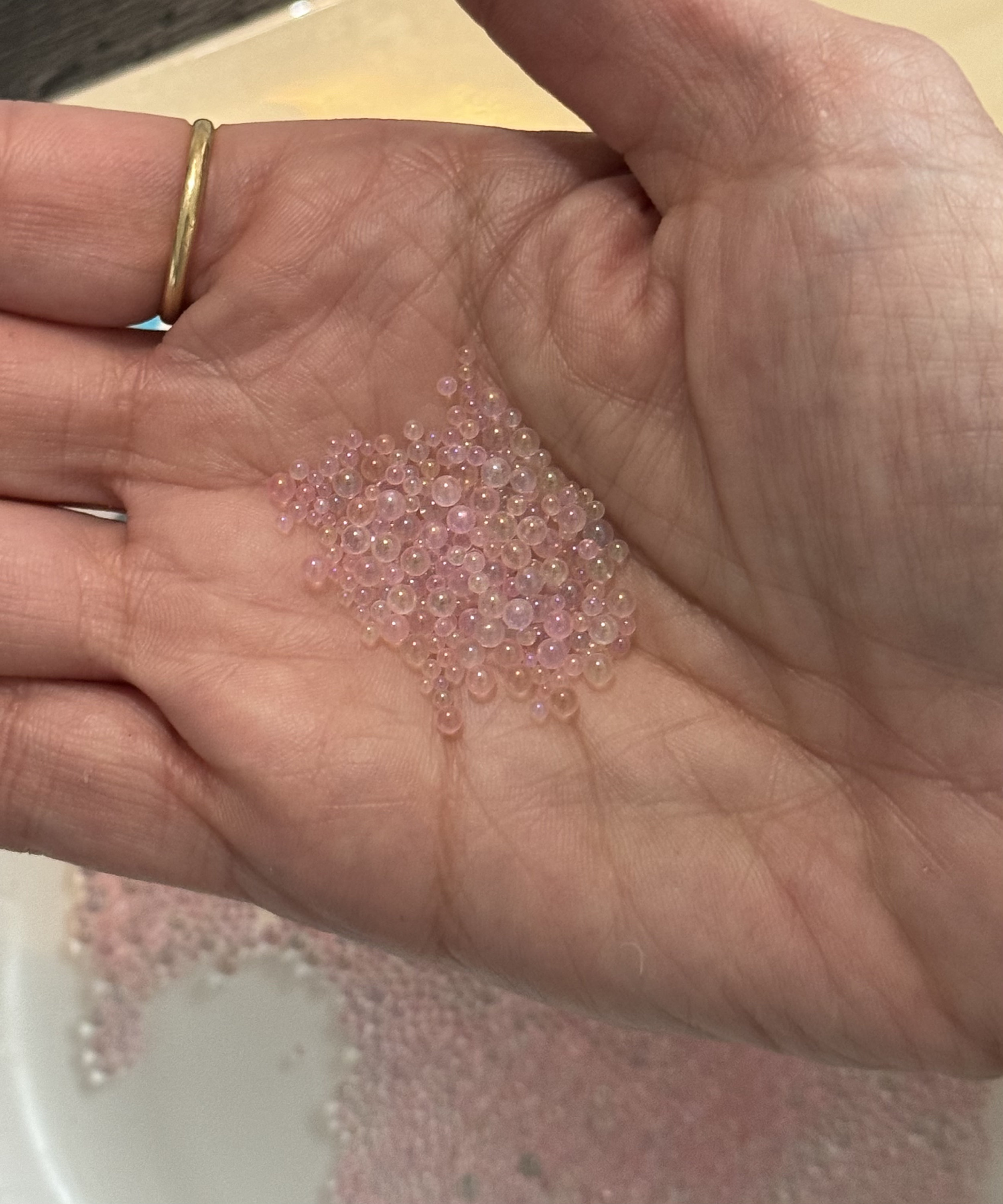 Mini Bubbles Dollhouse Craft Bubbles Tiny Glass Beads Miniature Bubbles ...