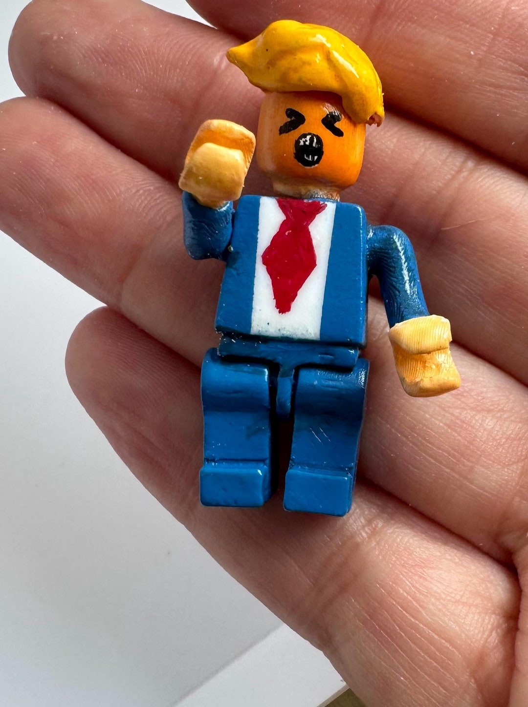 Mini Donald Trump Lego Miniature Handmade Trump Lego Mini Donald Trump ...