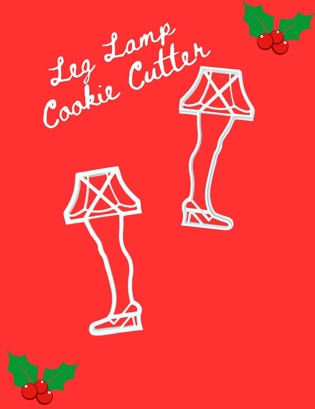 Leg Lamp Cookie Cutter 3D Printed Christmas Story Icon Perfect for ...