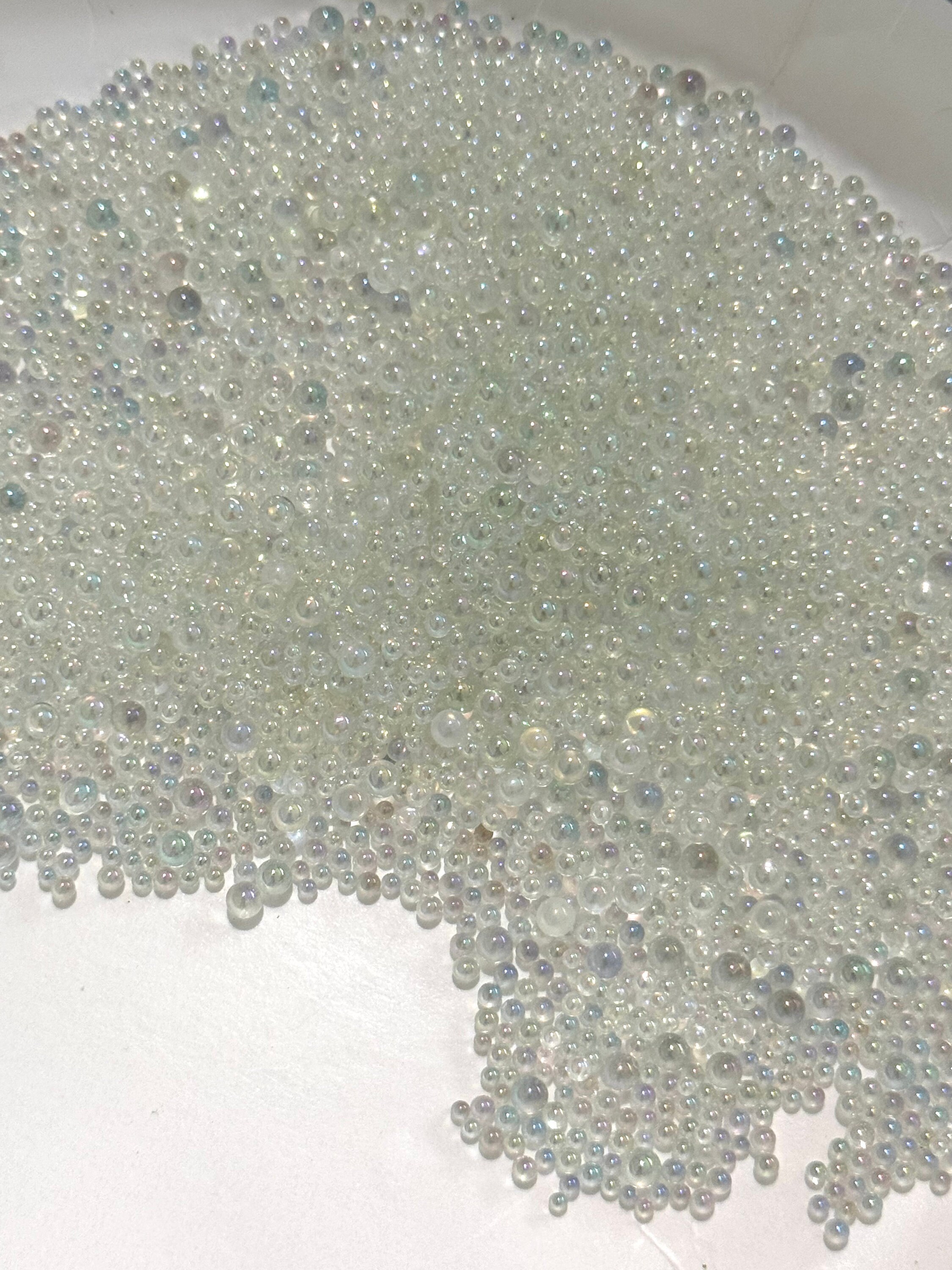 Mini Bubbles Dollhouse Craft Bubbles Tiny Glass Beads Miniature Bubbles ...