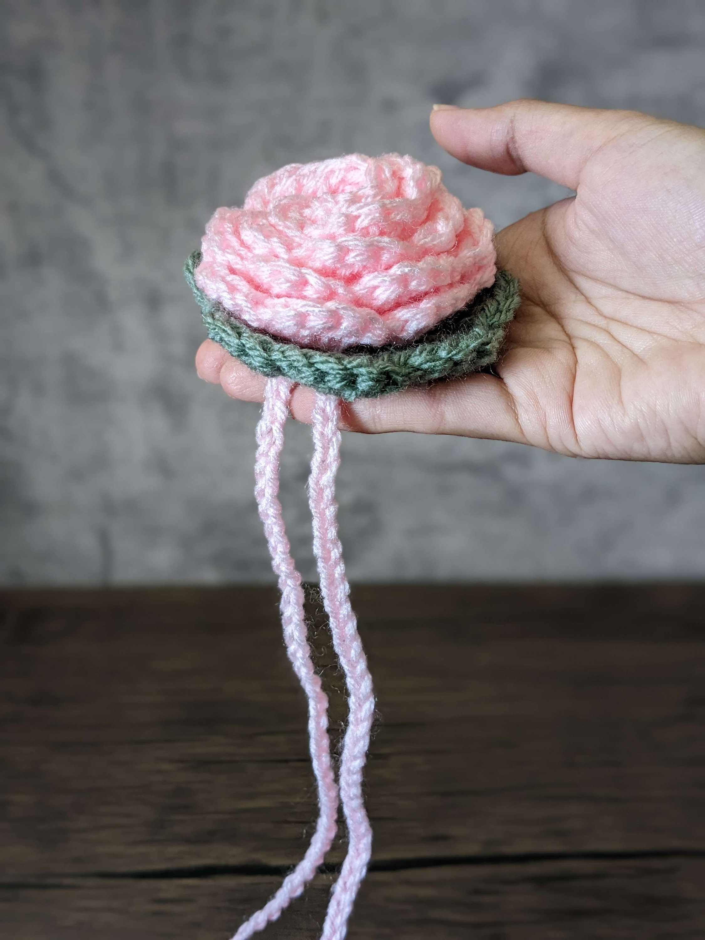 Crocheted Roses With Ties Luggage Tags Bag Tags - Etsy