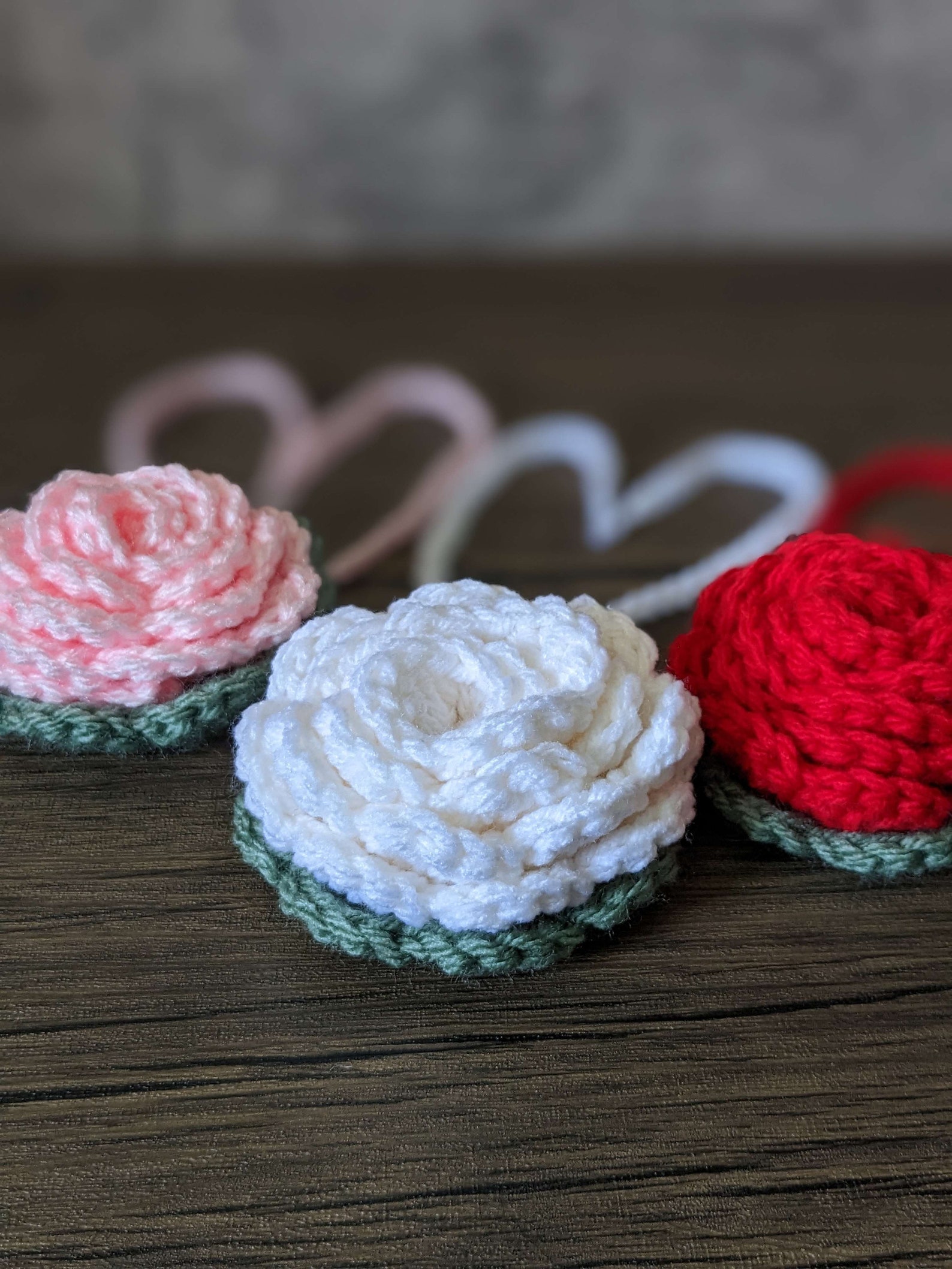 Crocheted Roses With Ties Luggage Tags Bag Tags - Etsy