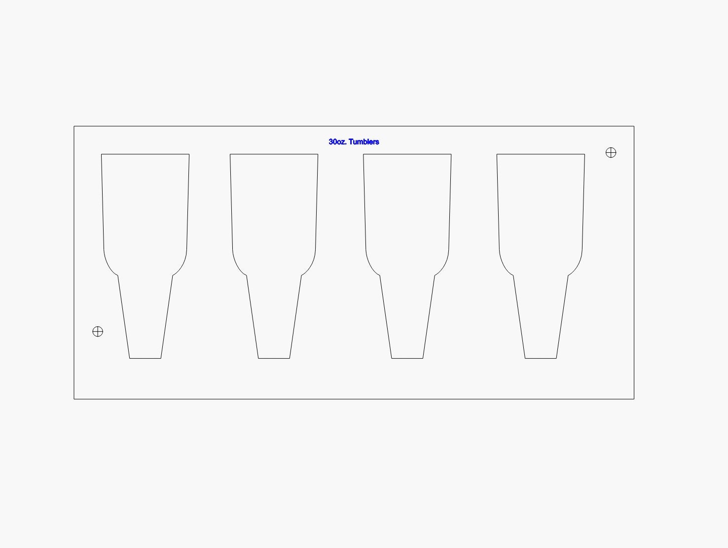 Print and Cut Jig Bundle 2 11 Print and Cut Ready Jig - Etsy