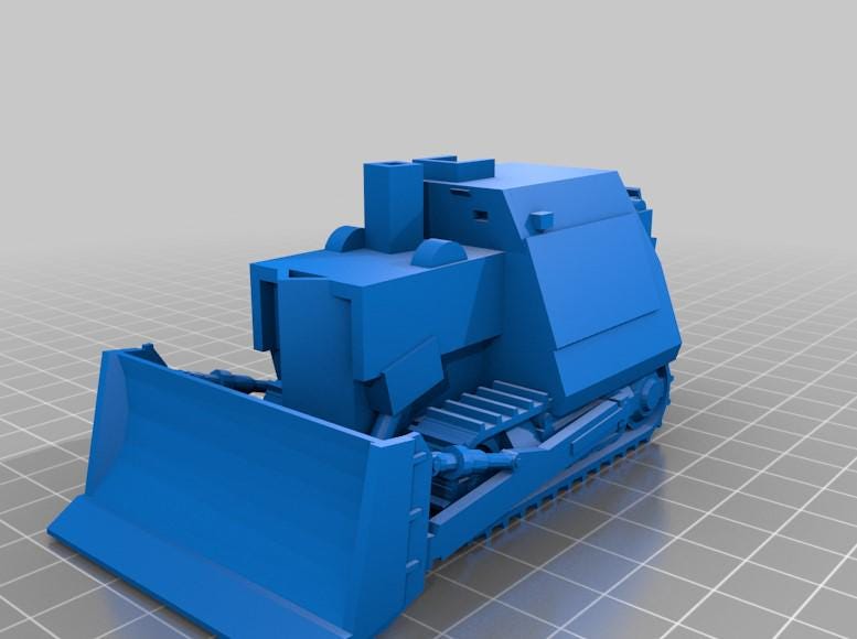 Killdozer STL 3D Print Files | Tread on Them Killdozer Model - Etsy
